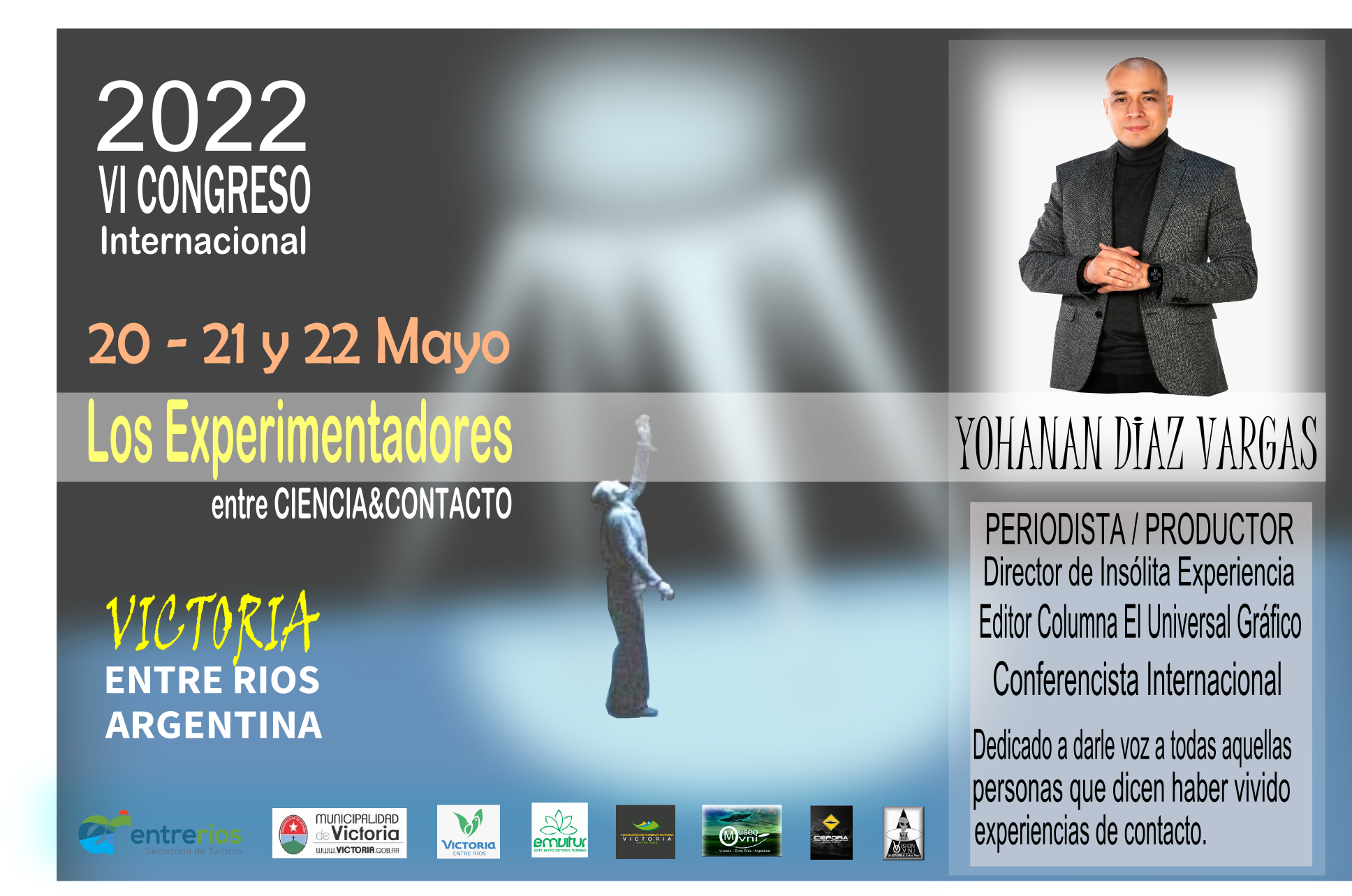 EL CONGRESO OVNI DE VICTORIA YA LANZA PRIMEROS EXPOSITORES – Vision OVNI